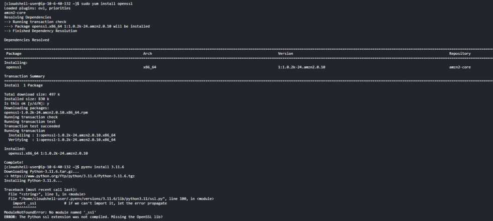 AWS CloudShellでPython3.11互換のopencv-pythonのLambda Layerを作る | ソフトウェア開発のギークフィード