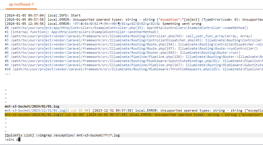 CLIでAmazon S3にあるファイル内の文字列検索をしてみる | ソフトウェア開発のギークフィード