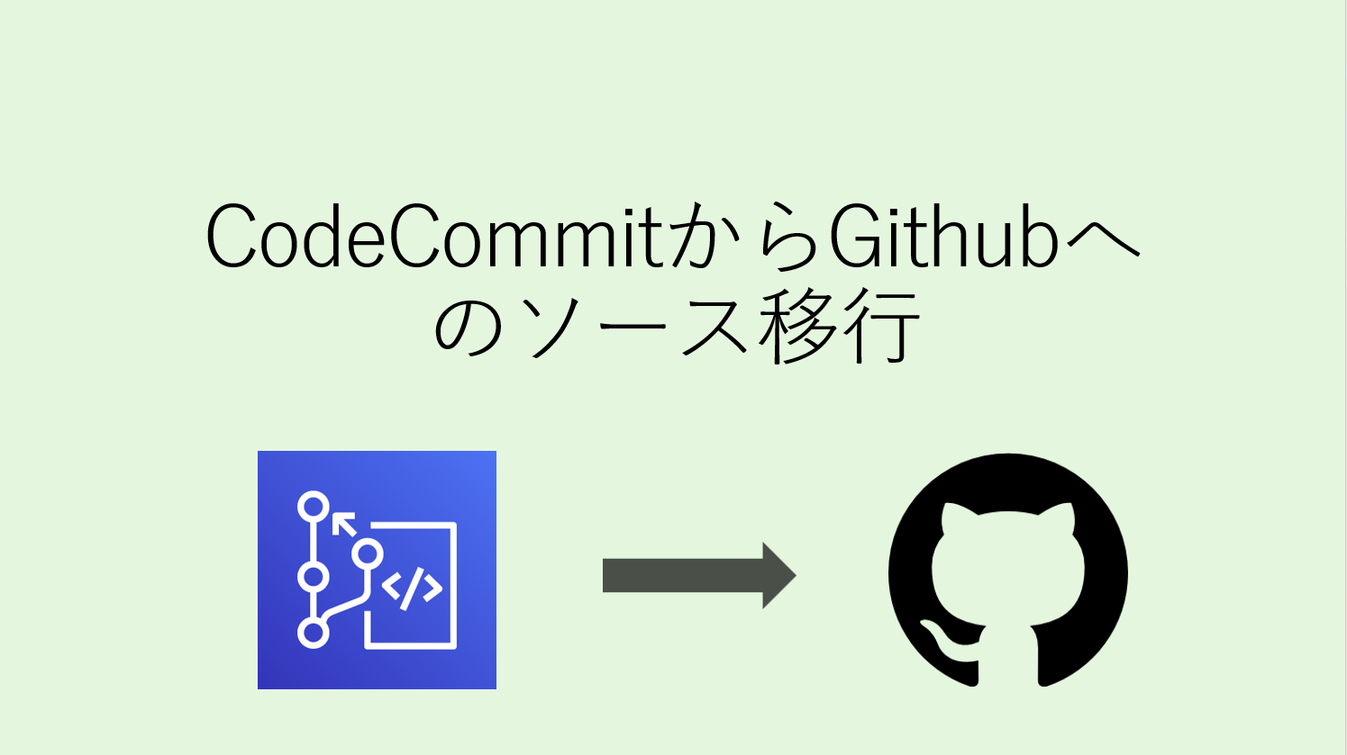 CodeCommitからGithubへのソース移行 | ソフトウェア開発のギークフィード